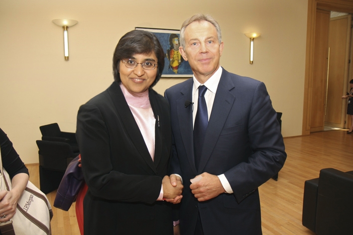 Nanotechnology Now - Press Release: Nanobiosym CEO Dr. Anita Goel and Former UK PM Tony Blair ...